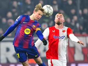 Barcelona vyloupila pražský Eden. Slavia jí ale vstřelila dva góly ...